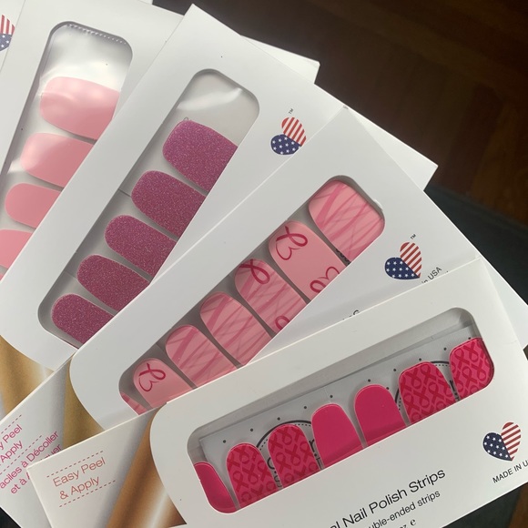 Color Street | Other | Colorstreet Pink Ribbon Bundle 5 Sets | Poshmark